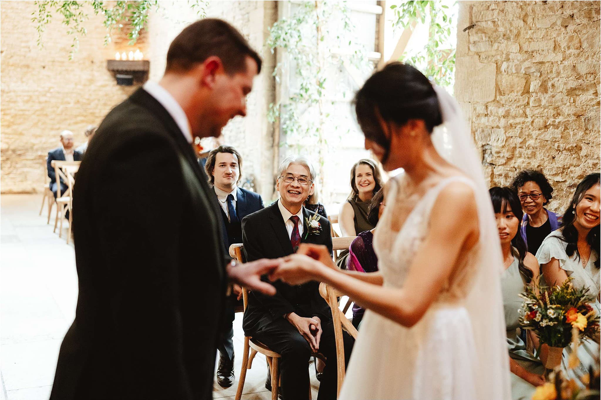 Vivienne + Jonny | Stone Barn, Cotswolds • Liam + Bee
