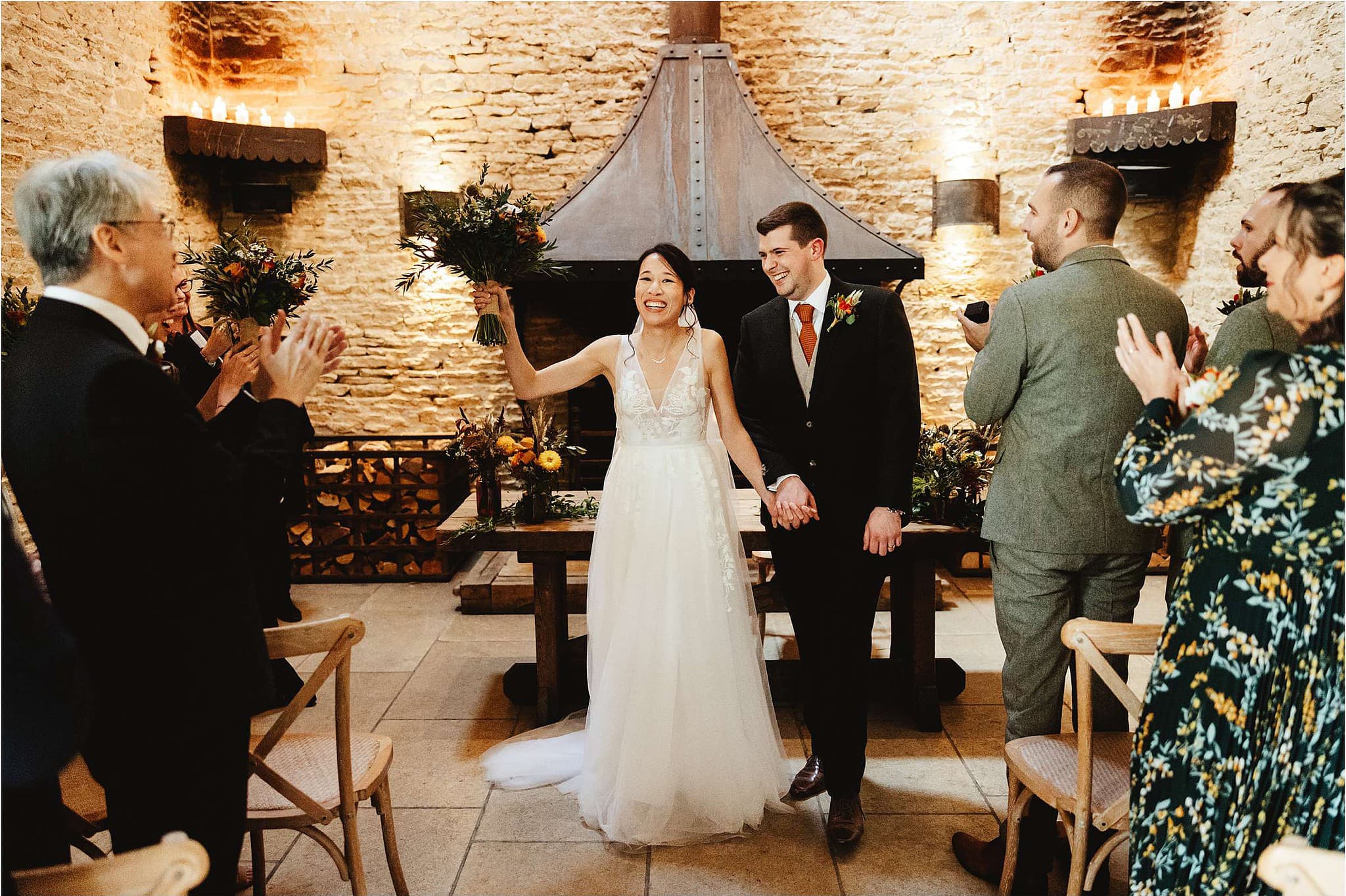 Vivienne + Jonny | Stone Barn, Cotswolds • Liam + Bee